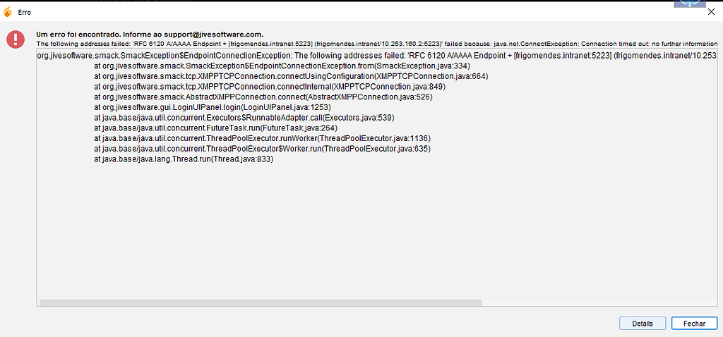 Cant Enter on Account - Spark - Ignite Realtime Community Forums
