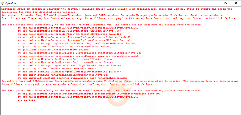 Openfire Not Working Service Is Running Openfire Support Ignite Realtime Community Forums