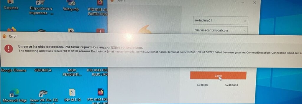 Problem connecting to spark server - Spark Support - Ignite Realtime Community Forums