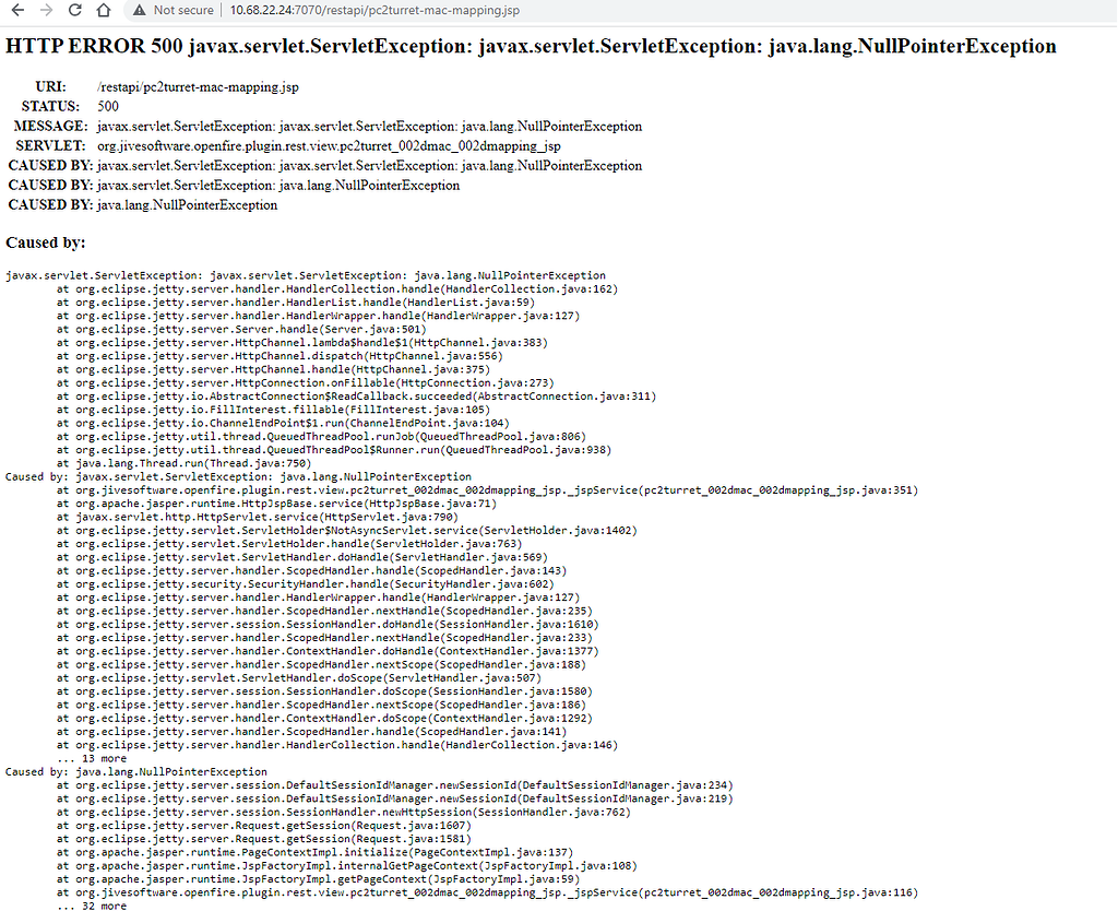 NPE while newSessionId creating in Jetty server - Openfire - Ignite Realtime Community Forums