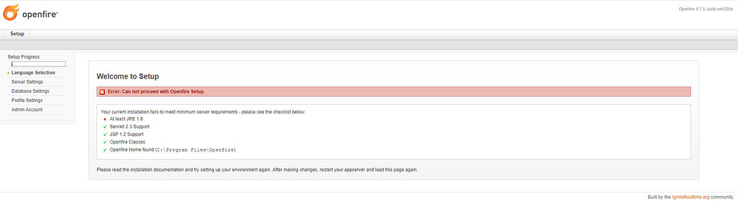 JRE not detected by Openfire setup on Windows 11 - Openfire - Ignite Realtime Community Forums